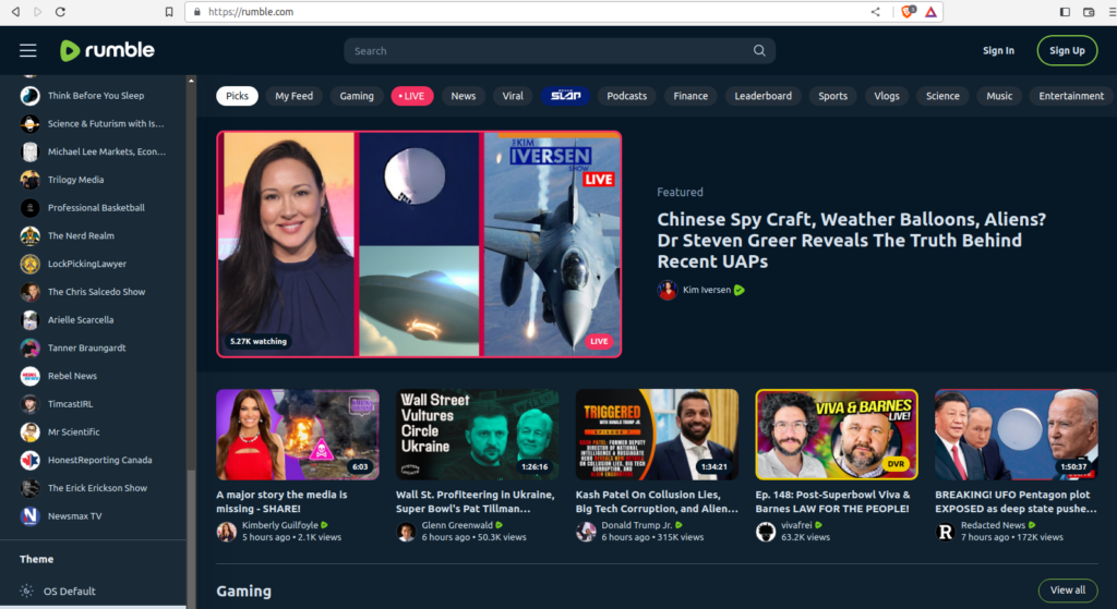 Video Platforms – GrapheneGoat